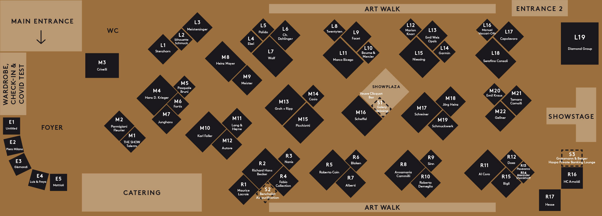 Hall Map - THE SHOW